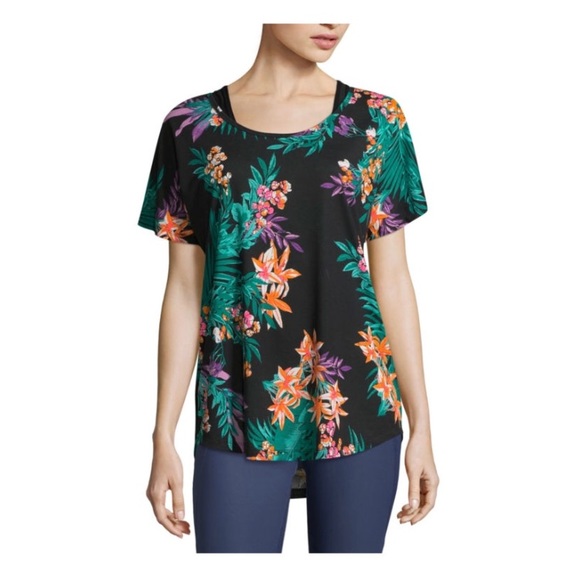 Xersion | Tops | Xersion Studio Cutout Layered Back Tee Shirt | Poshmark